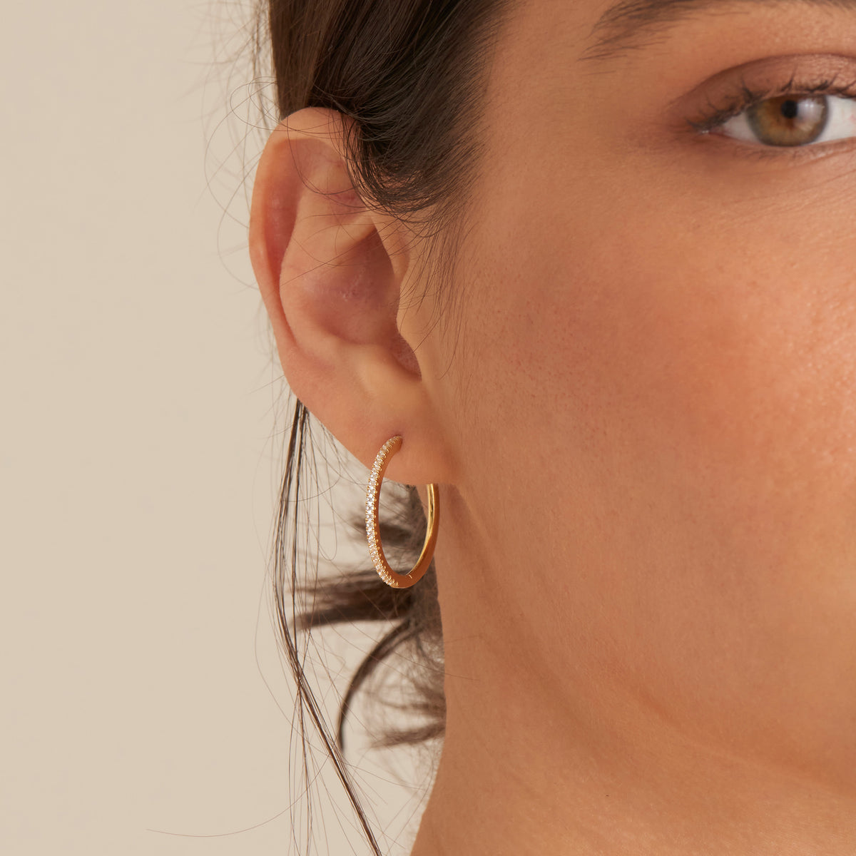 Gold Glam Hoop Earrings – Ania Haie