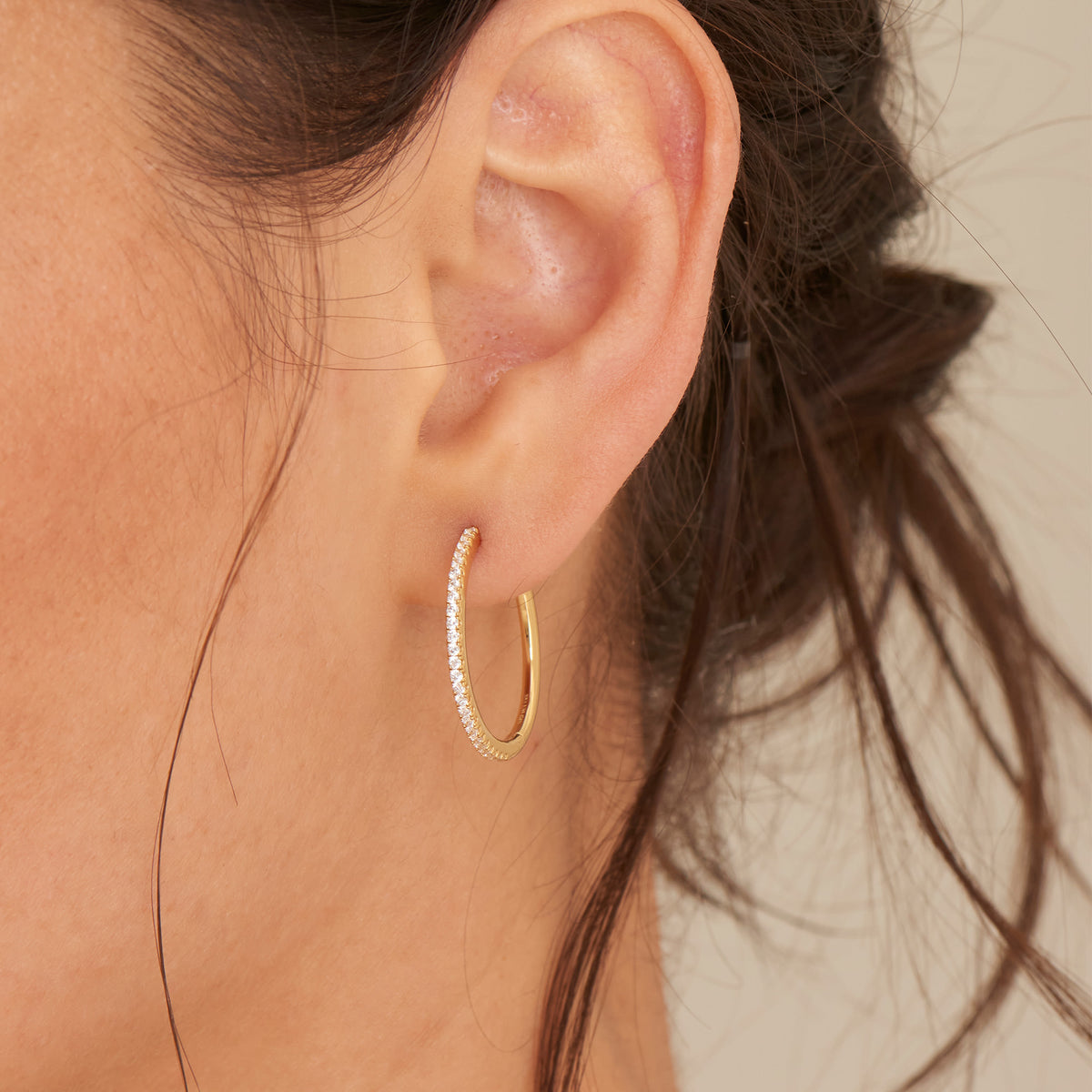 Gold Glam Hoop Earrings – Ania Haie