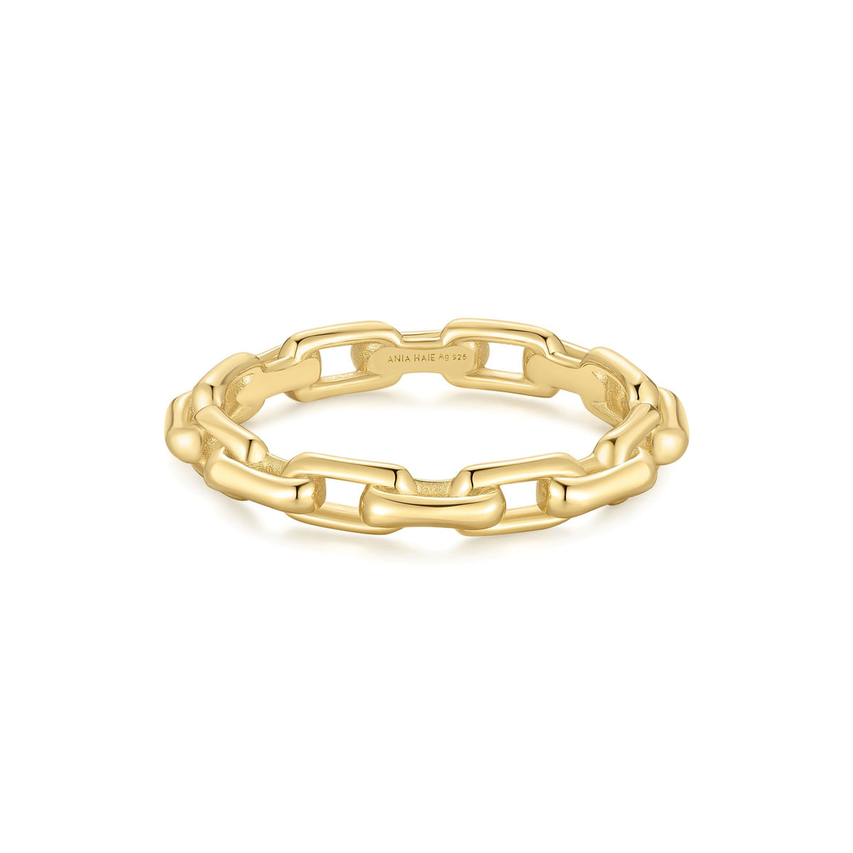 Gold Paper Clip Link Ring – Ania Haie